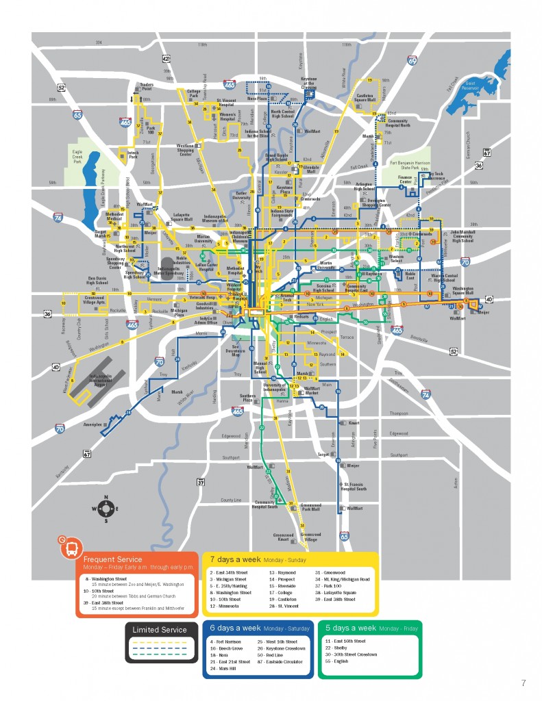IndyGo’s Frequency Maps
